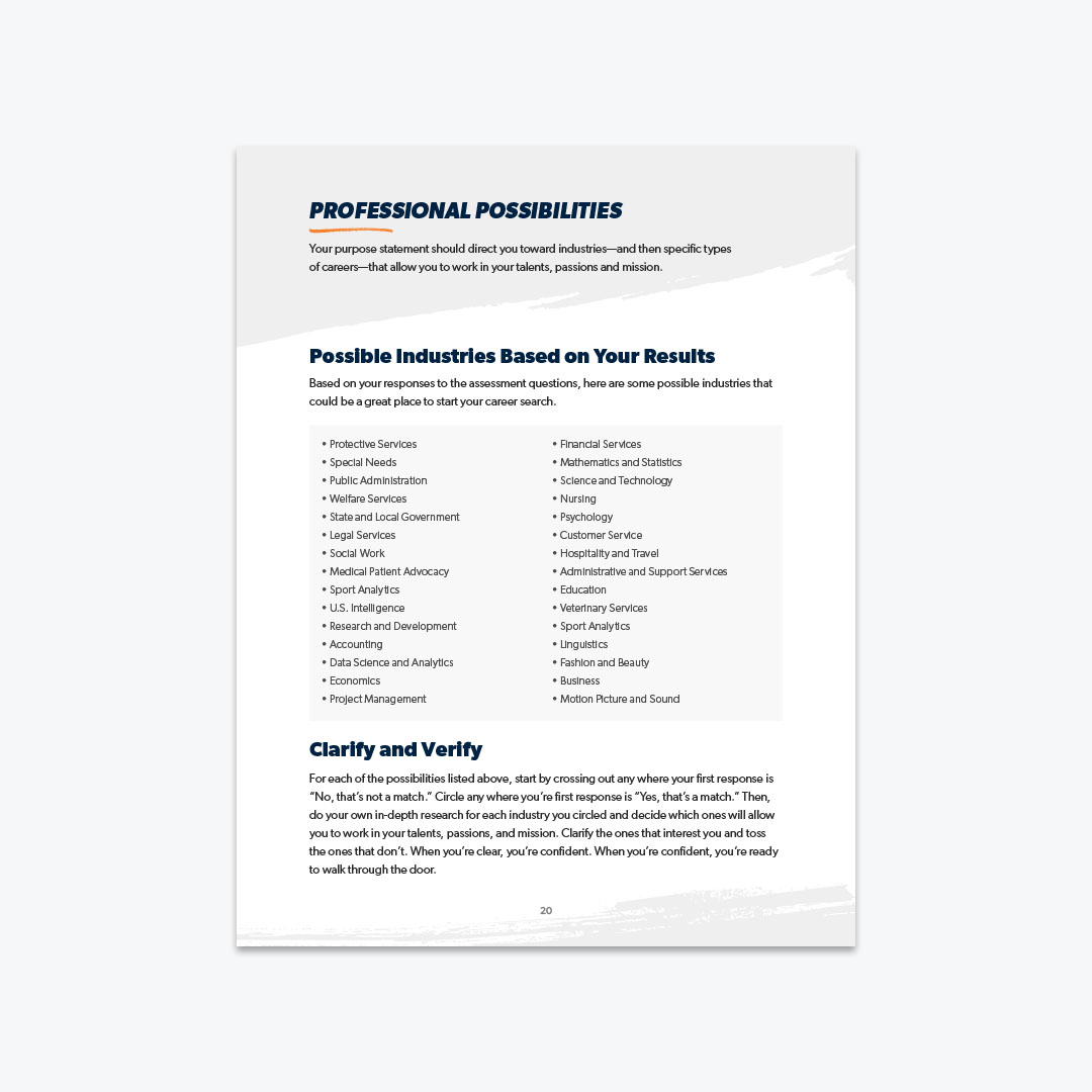 Get Clear Career Assessment For Career Change